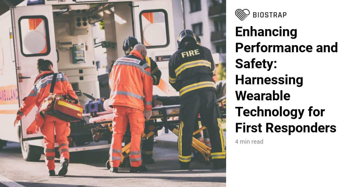 HRV Tracking For First Responders For Better Safety & Performance